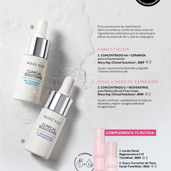 Mary Kay Skincare New 2 Serums Clinical Solutions By Mary Kay